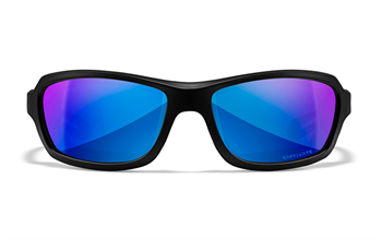 Wiley X WAVE Captivate Blue Mirror Matte Black Frame